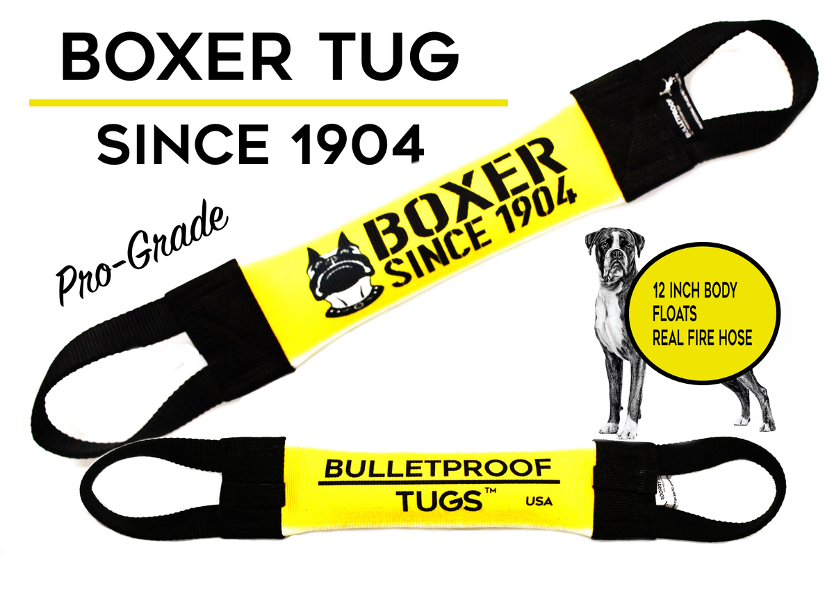 Boxer Fire Hose Training Tug – Bulletproof Pet Products Inc