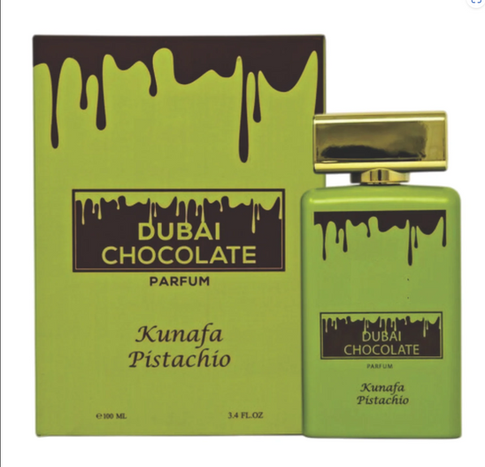 Dubai Chocolate Pistachio Kunafa Eau De Parfum Unisex100 ml 3.4 oz